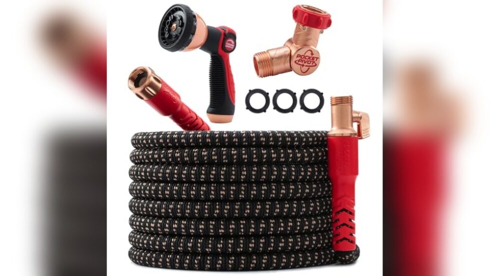 Pocket Hose 100 FT Copper Head Review: No Tangles & No Kink - RO System